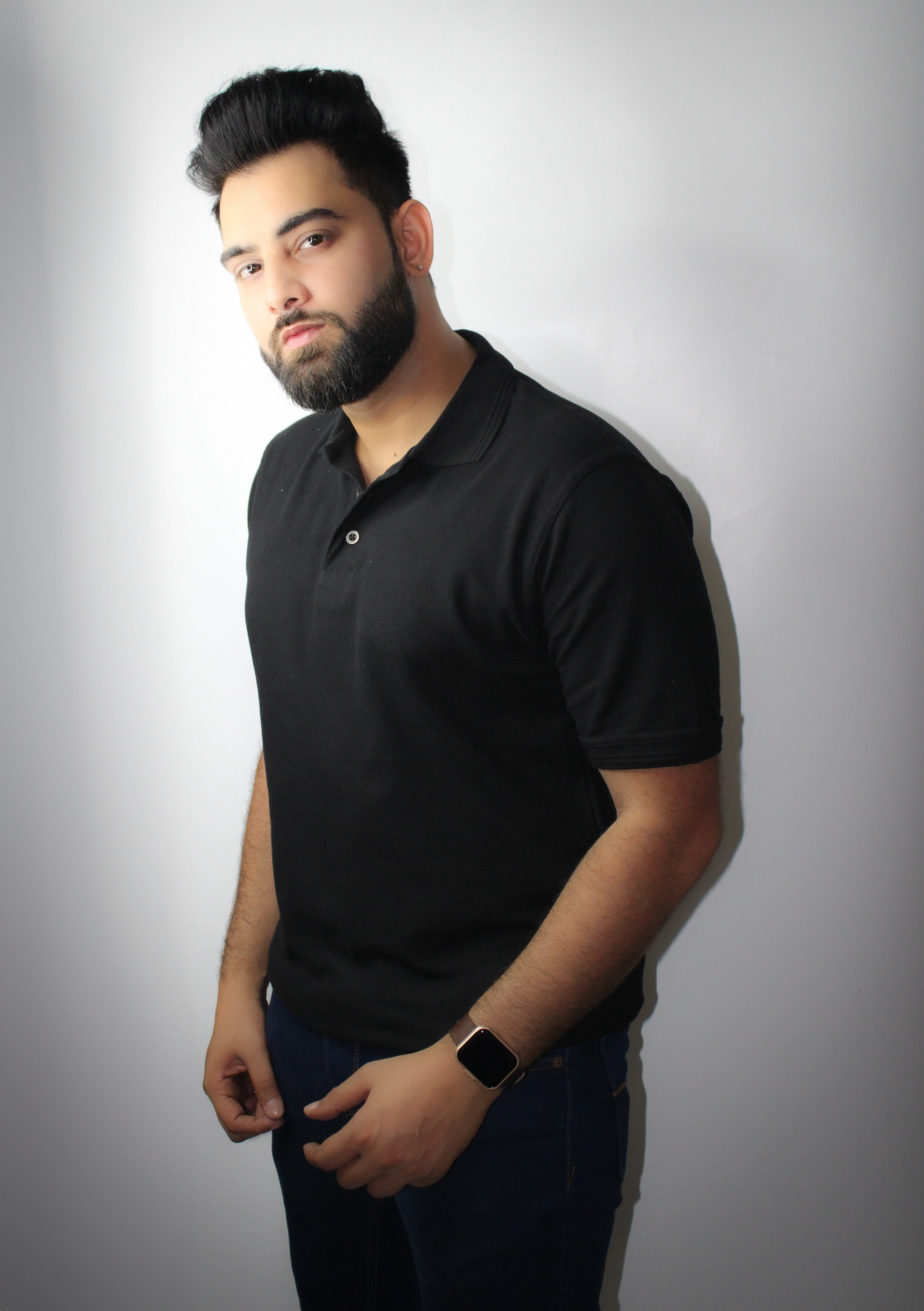 Montx Men's Premium Polo T-Shirt – Black Color – Montx The Clothing Brand